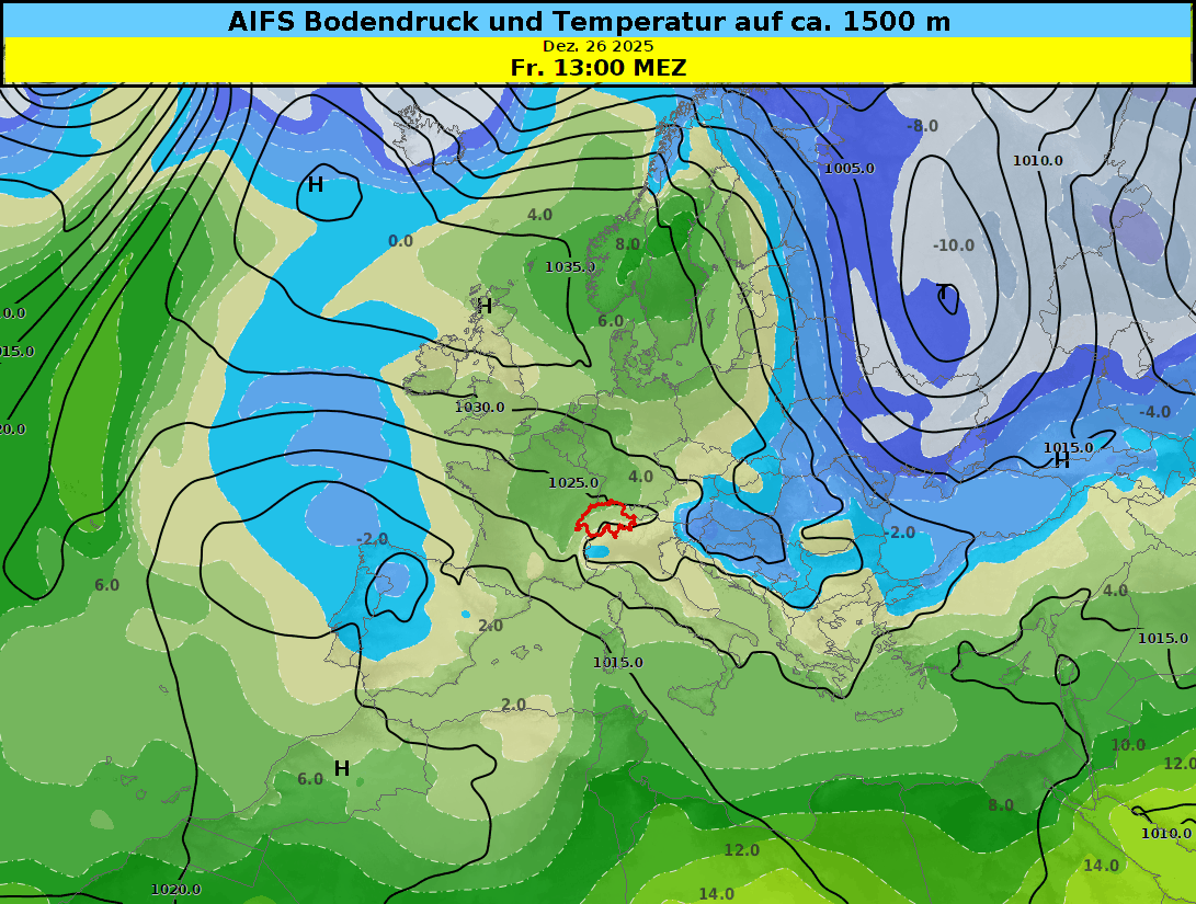 Die Zeichen stehen auf kalt - MeteoSchweiz