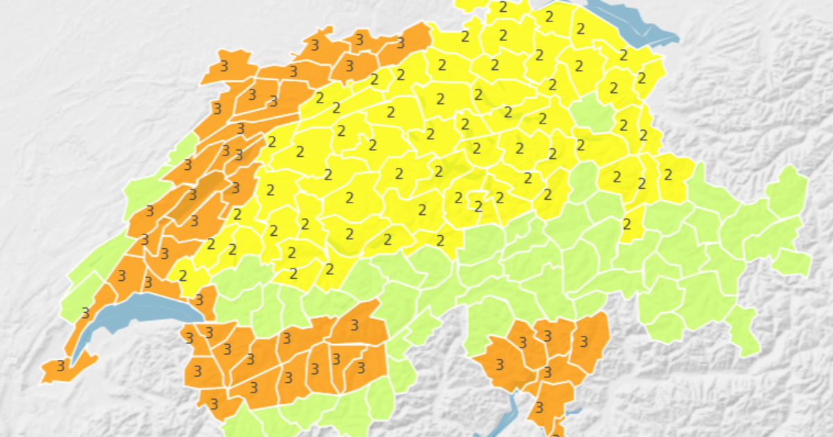 Hitzewelle auf der Alpennordseite - MeteoSchweiz