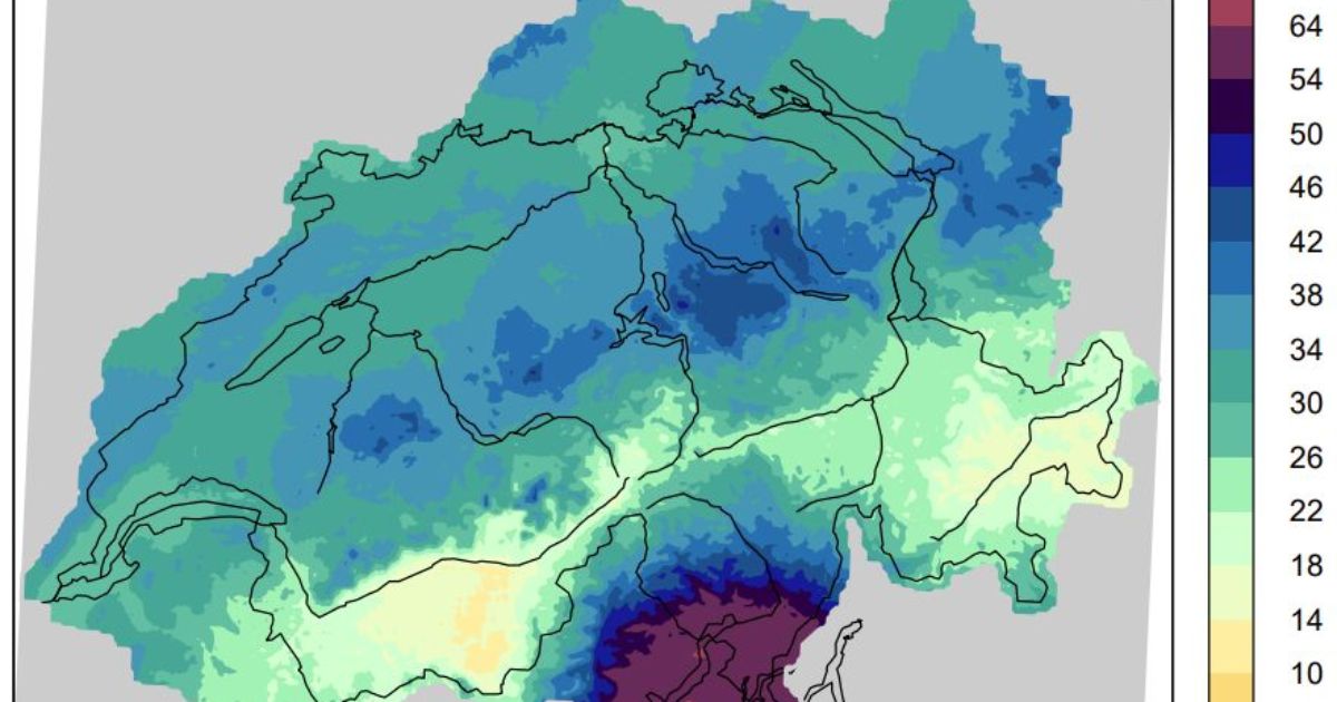 Karten Niederschlagsextreme - MeteoSchweiz